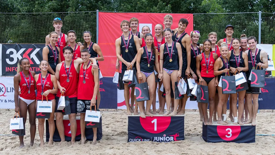 Das waren die Quickline Junior Beachtour Schweizermeisterschaften ...